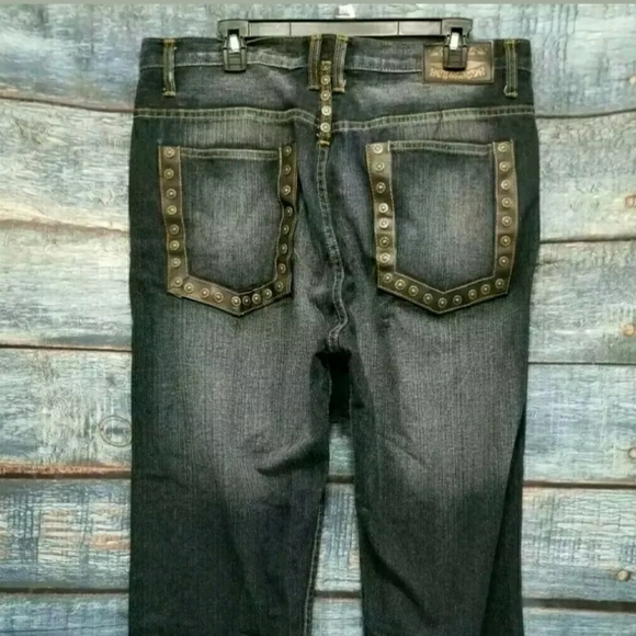 Nbn Gear | Jeans | Nbn Gear Jeans Denim Distressed Mens 36 X 32 Dark ...